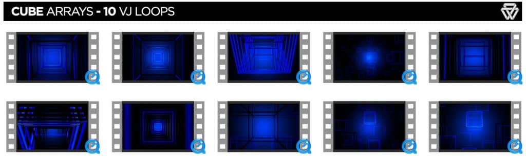 Cube Arrays 10 VJ Loops Pack | Volumetricks - VJ Loops Store