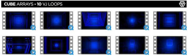Cube Arrays 10 VJ Loops Pack | Volumetricks - VJ Loops Store