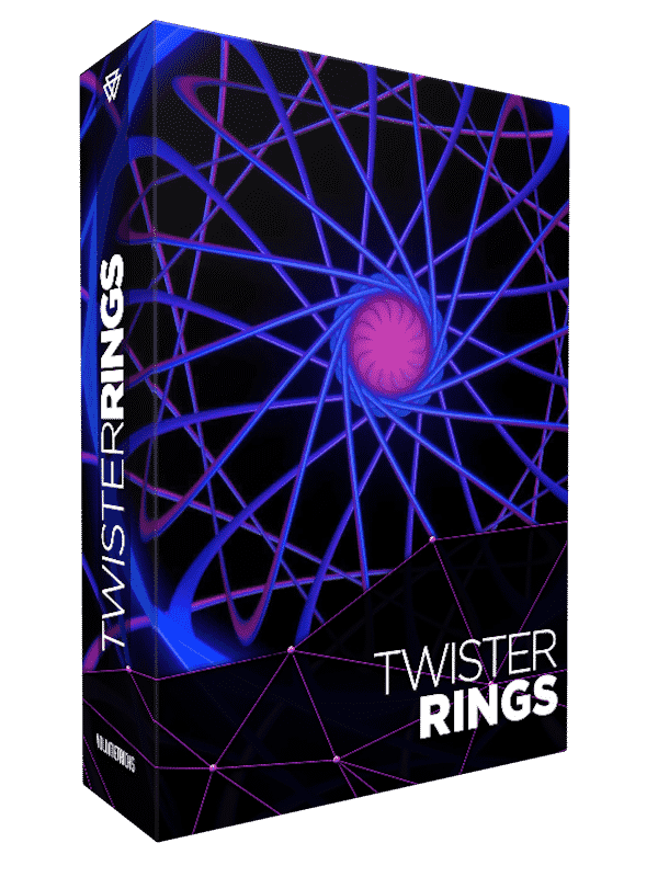 Twister Rings 20 VJ Loops Pack | Volumetricks - VJ Loops Store
