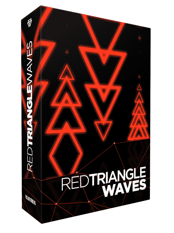 Red Triangle Waves 9 VJ Loops Pack | Volumetricks - VJ Loops Store