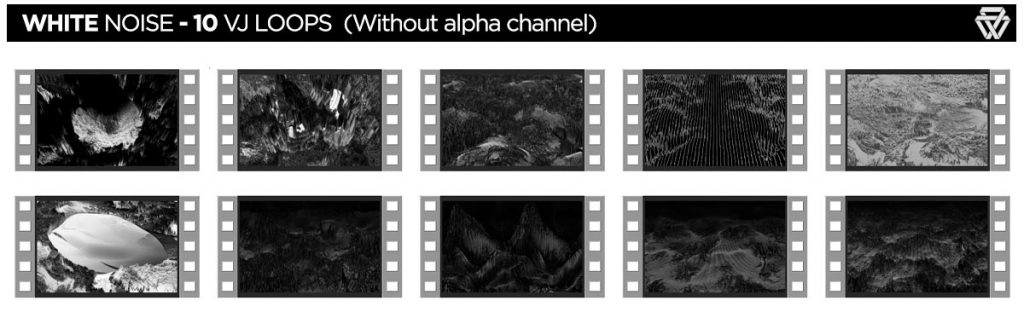 White Noise 10 VJ Loops Pack | Volumetricks - VJ Loops Store